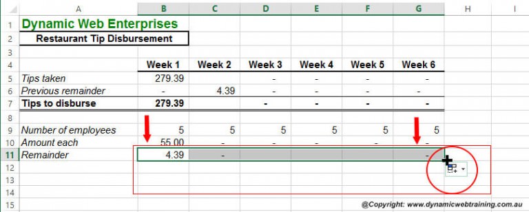 The MOD Function in Excel - Dynamic Web Training Blog The MOD Function in Excel - Dynamic Web Training Blog