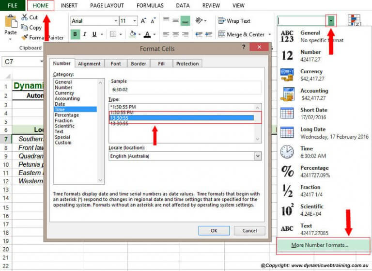 The NOW Function in Excel - Dynamic Web Training Blog