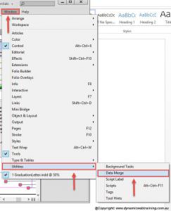 How to use Data Merge in InDesign - Dynamic Web Training