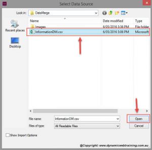 How to use Data Merge in InDesign - Dynamic Web Training