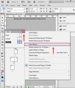 Create Master Pages in InDesign - Dynamic Web Training Blog