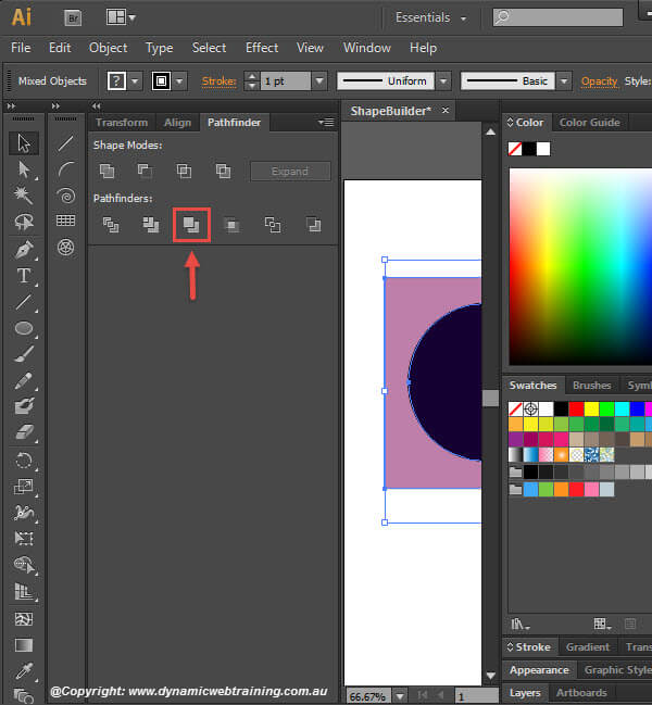 How To Use Shape Builder Tool In Adobe Illustrator