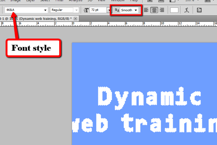 4 Reasons Why The Photoshop Fonts Look Pixelated
