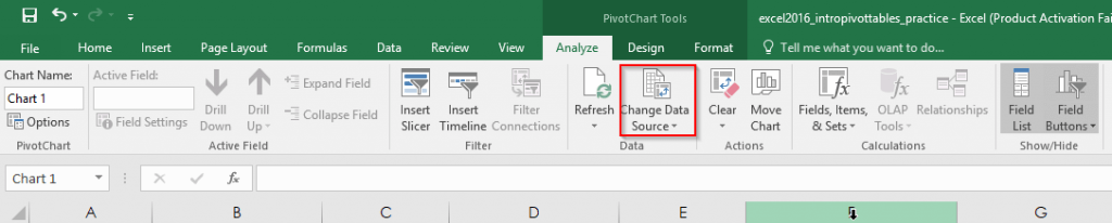 How To Create Pivot Tables In Excel 2016 Dynamic Web Training Blog
