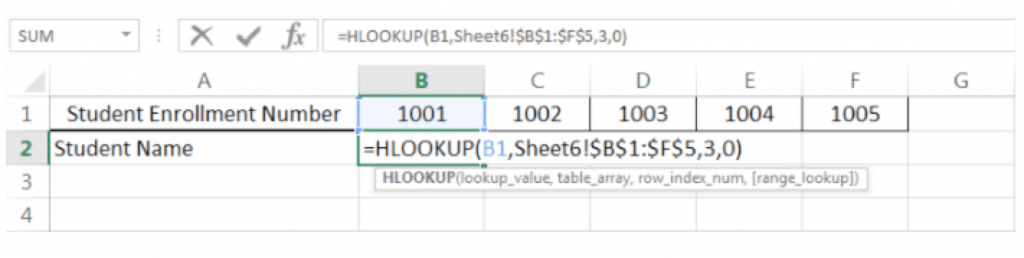 Use VLOOKUP and HLOOKUP In Microsoft Excel to find the data