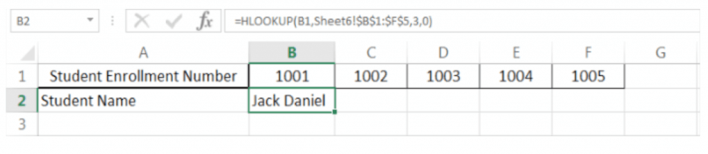 Use VLOOKUP and HLOOKUP In Microsoft Excel to find the data